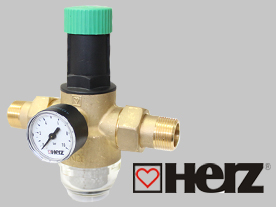 Redukční ventil Herz s filtrem hrubých nečistot - Triker a.s.